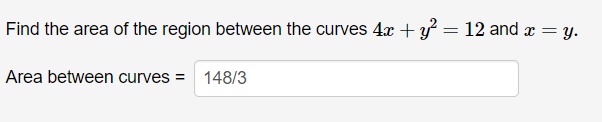 Solved Find the area of the region between the curves | Chegg.com