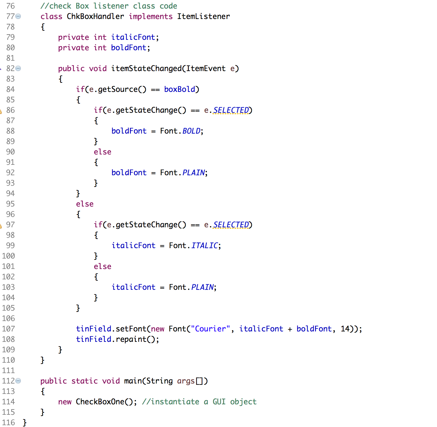 Solved Type up all of the sample programsLinks to an | Chegg.com