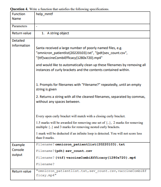 Solved CODE IN PYTHON LANGUAGE ( This is all the info that | Chegg.com