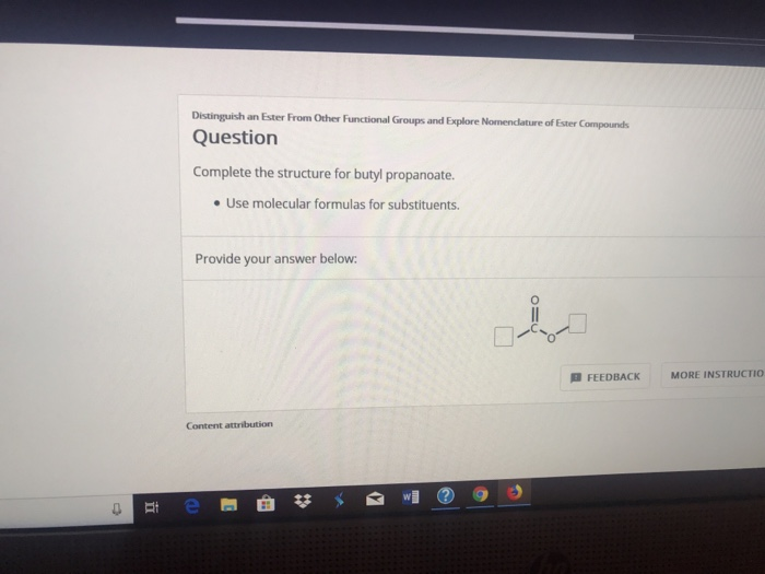 Solved Distinguish an Ester From Other Functional Groups and | Chegg.com
