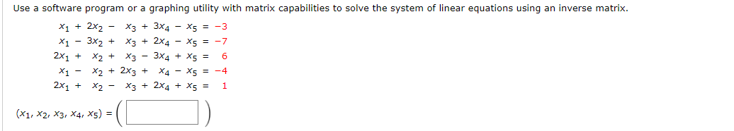 Solved Use a software program or a graphing utility with | Chegg.com