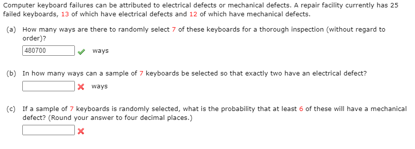 Solved Computer keyboard failures can be attributed to | Chegg.com