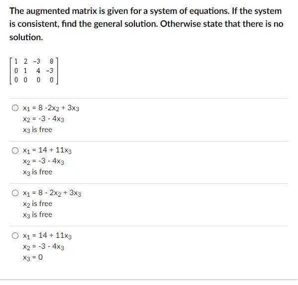 Solved Determine whether the matrix is in echelon form, | Chegg.com