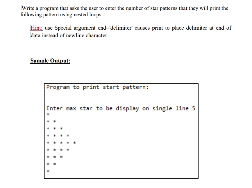 Solved Write a program that asks the user to enter the | Chegg.com
