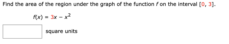 Solved Find the area (in square units) of the region under | Chegg.com