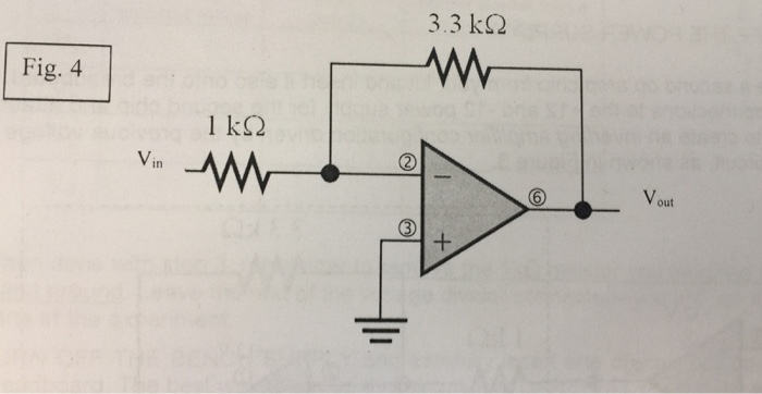 Solved Inverting amplifier without voltage follower 5. If | Chegg.com