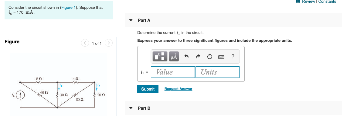 Solved Review Constants Consider the circuit shown in | Chegg.com