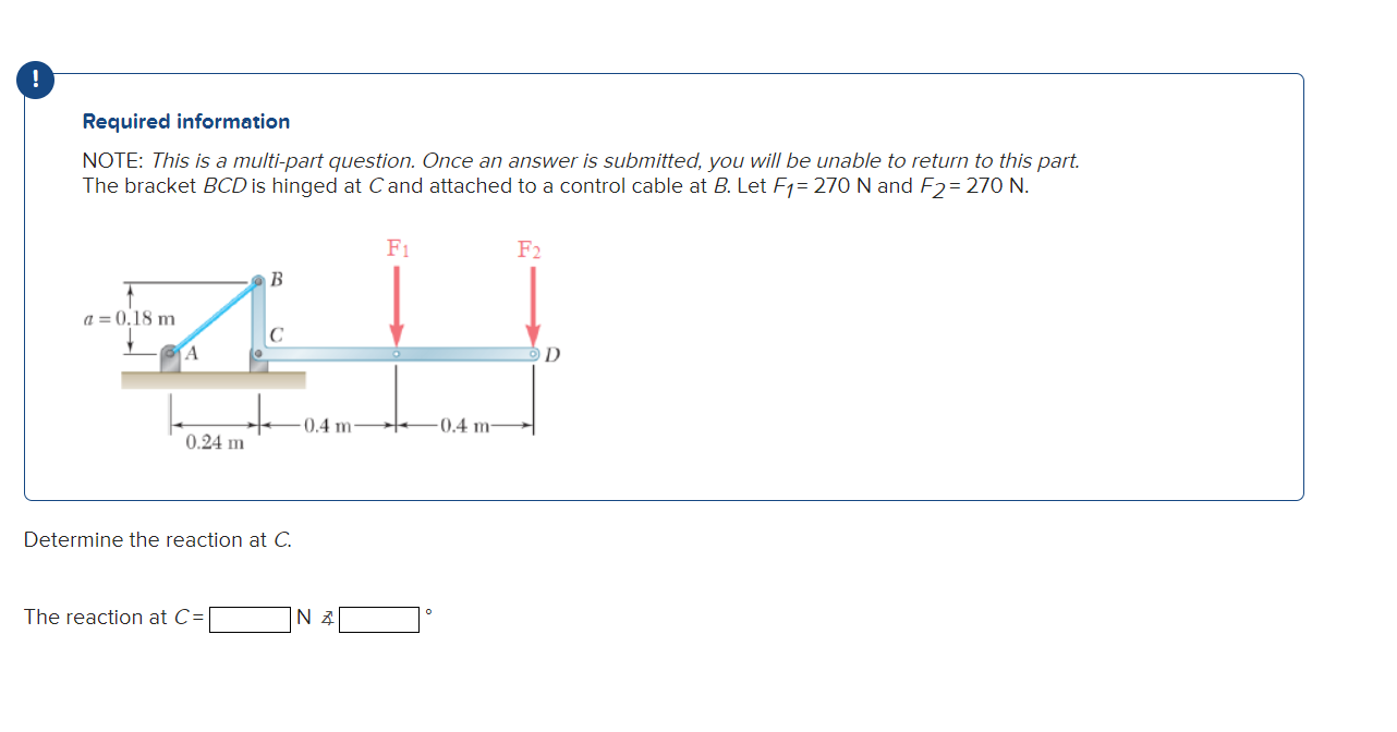 Solved Required information NOTE: This is a multi-part | Chegg.com