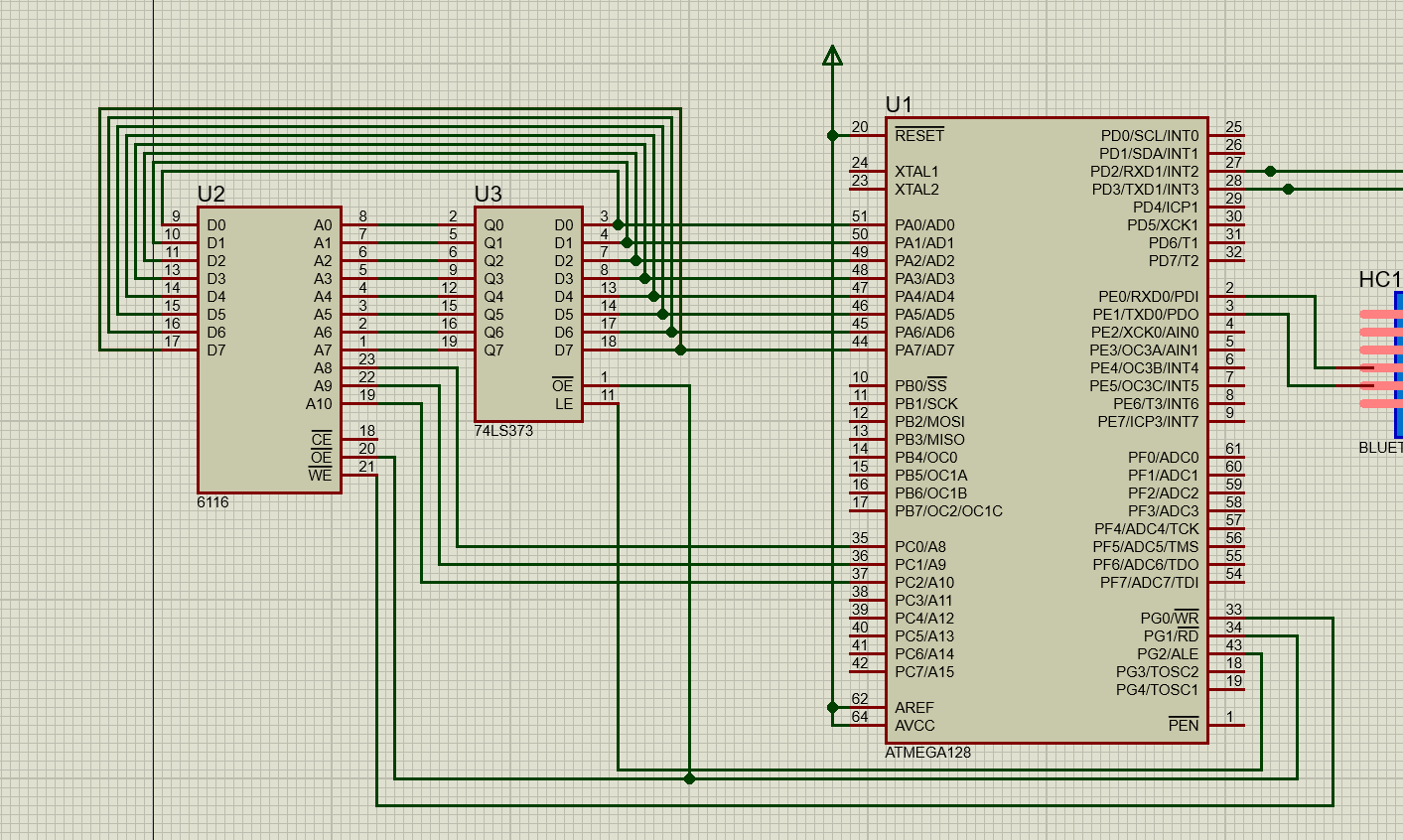 Hello, We need to connect external sram to the mcu | Chegg.com