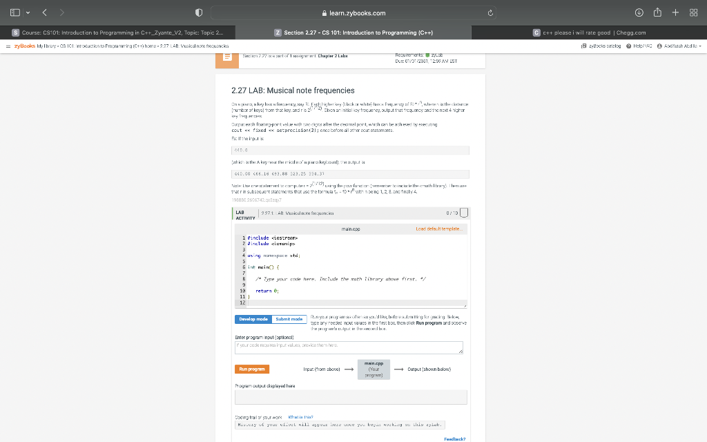 2.21 LAB: Divide by x Ex If:help-t 2 1009500250 | Chegg.com 2.21 LAB: Divide by x Ex If:help-t 2 1009500250 | Chegg.com