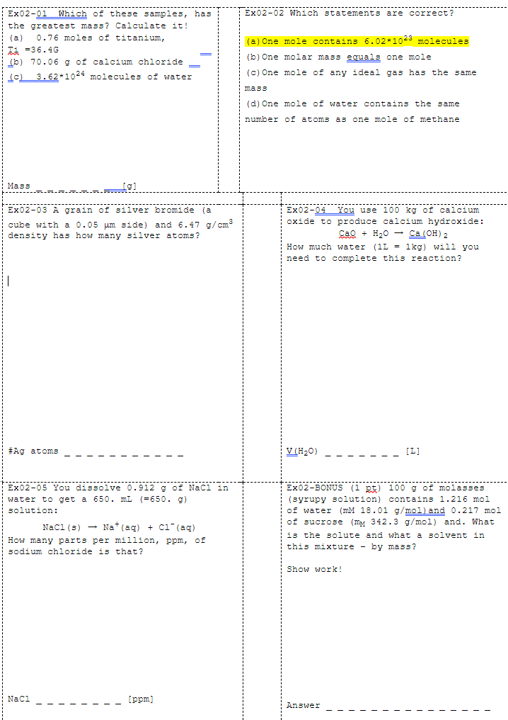 Solved Ex02-02 Which statements are correct? Ex02-01 Which | Chegg.com