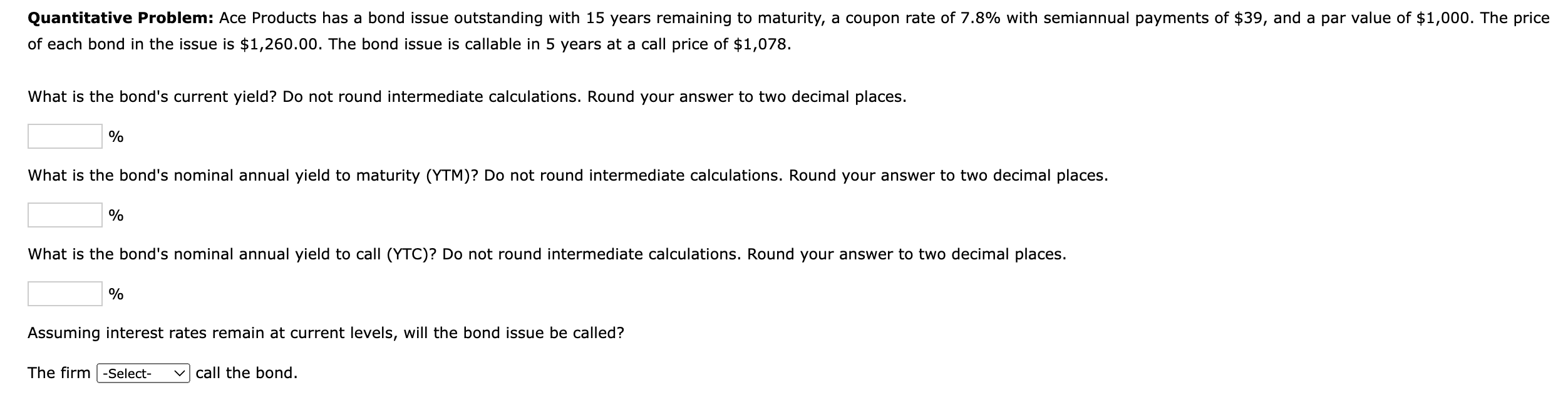 Solved nominal yield to maturity and their nominal yield to | Chegg.com