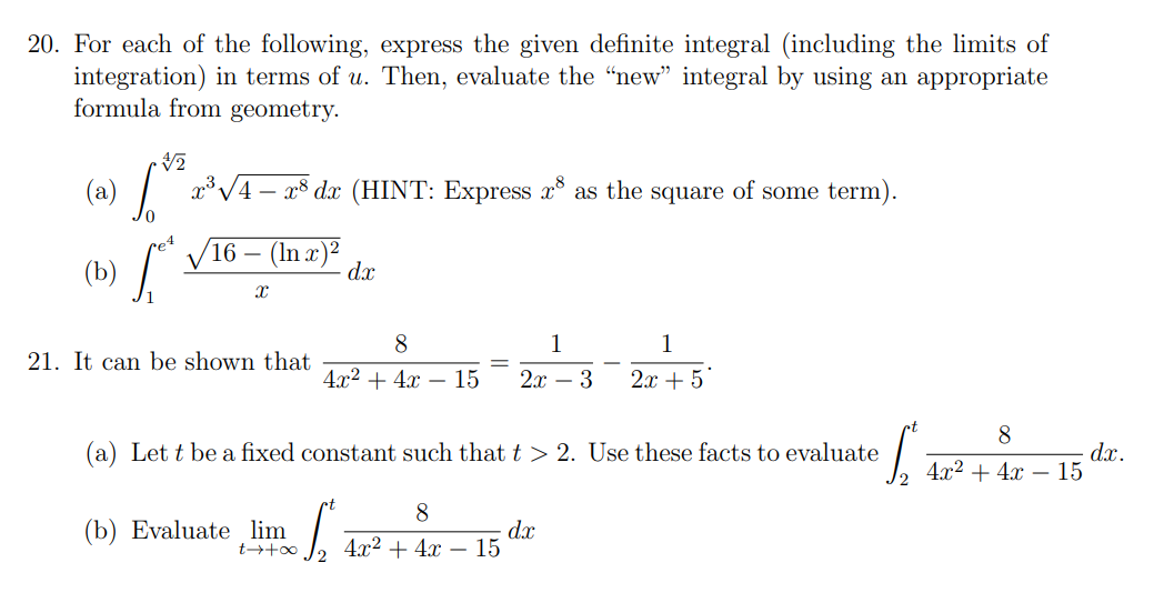 Solved 19. ∫csc2(3x)tan2(3x)+x2ex3dx 20. ∫xlnx1dx 21. | Chegg.com