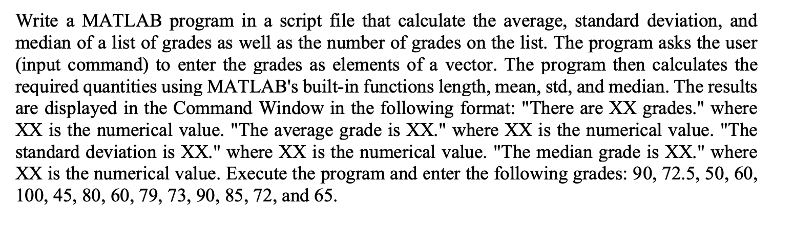Solved Please Solve This Problem Using Matlab 