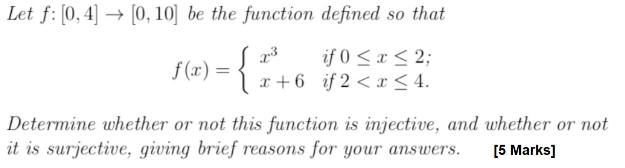 Solved Let f: (0,4] → [0,10] be the function defined so that | Chegg.com