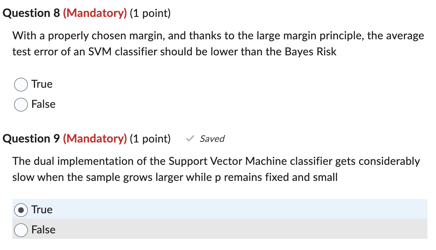 Solved Question 7 (Mandatory) (1 point) Saved Fred has a | Chegg.com