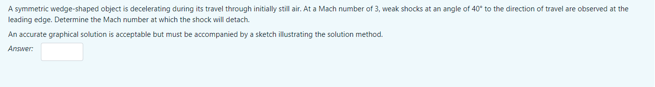 Solved A symmetric wedge-shaped object is decelerating | Chegg.com