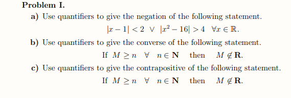 Solved Use quantifiers to give the negation of the following | Chegg.com