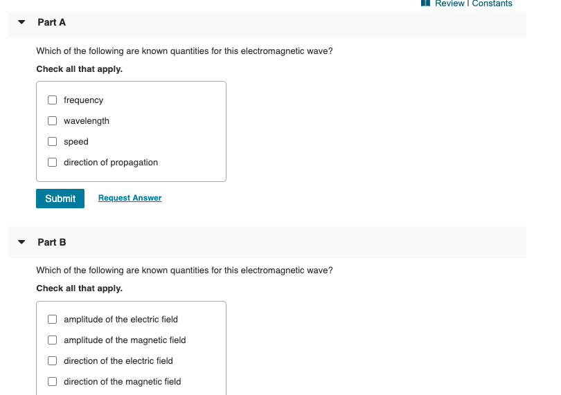 Solved Review Constants Problem Solving Strategy 23.1 | Chegg.com