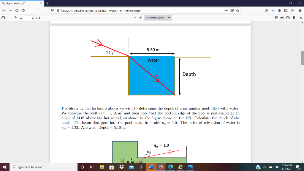 Solved Problem 4:In the figure above we wish to determine | Chegg.com