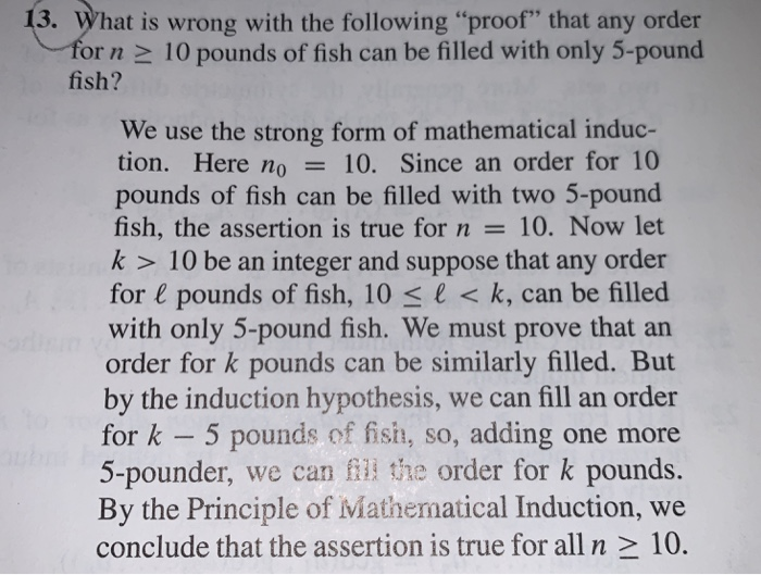 Solved 3. What is wrong with the following "proof" that any | Chegg.com