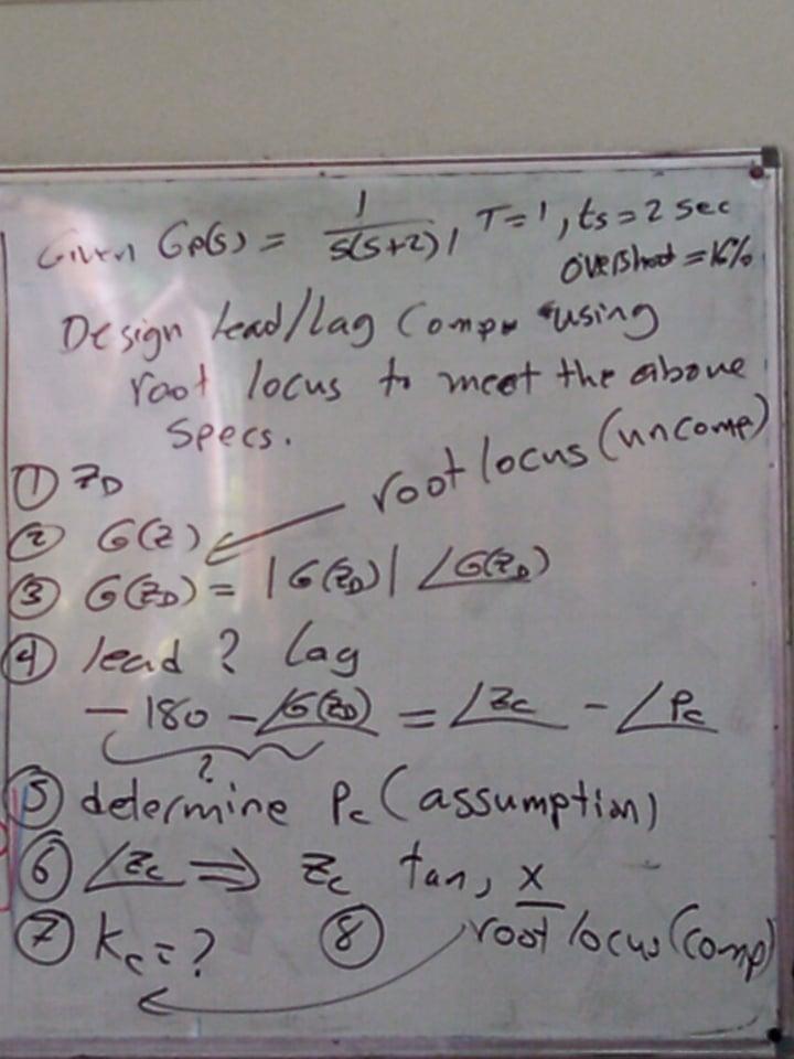 Solved Design Lead Lag Comp Using Root Locus To Meet The Chegg
