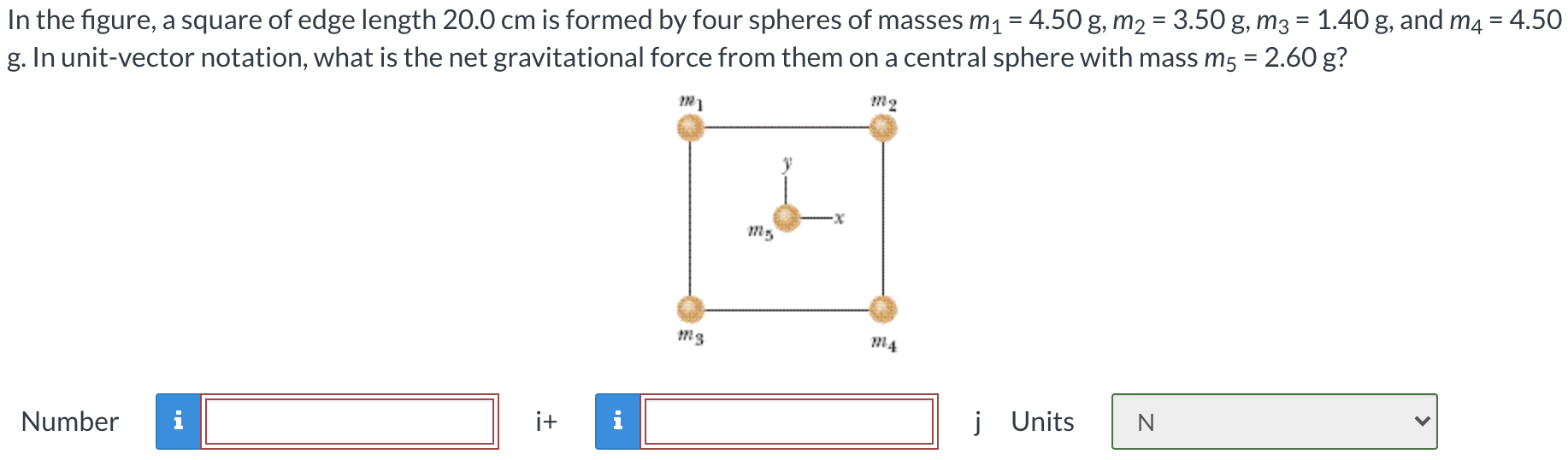 Solved In the figure, a square of edge length 20.0 cm is | Chegg.com