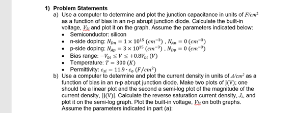 1) Problem Statements a) Use a computer to determine | Chegg.com