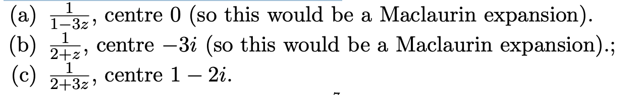 Solved Use The Expansions Maclaurin Series To Find The