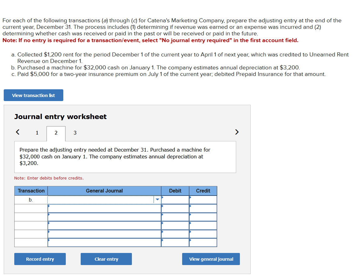 Solved For each of the following transactions (a) through | Chegg.com