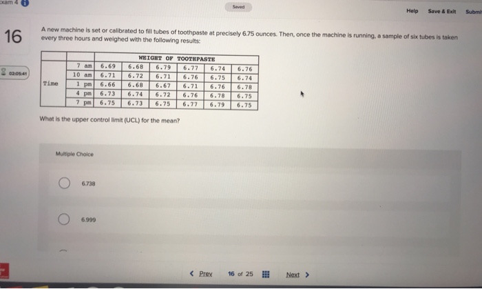 Solved Seved Help Save &Exit Subm A new machine is set or | Chegg.com