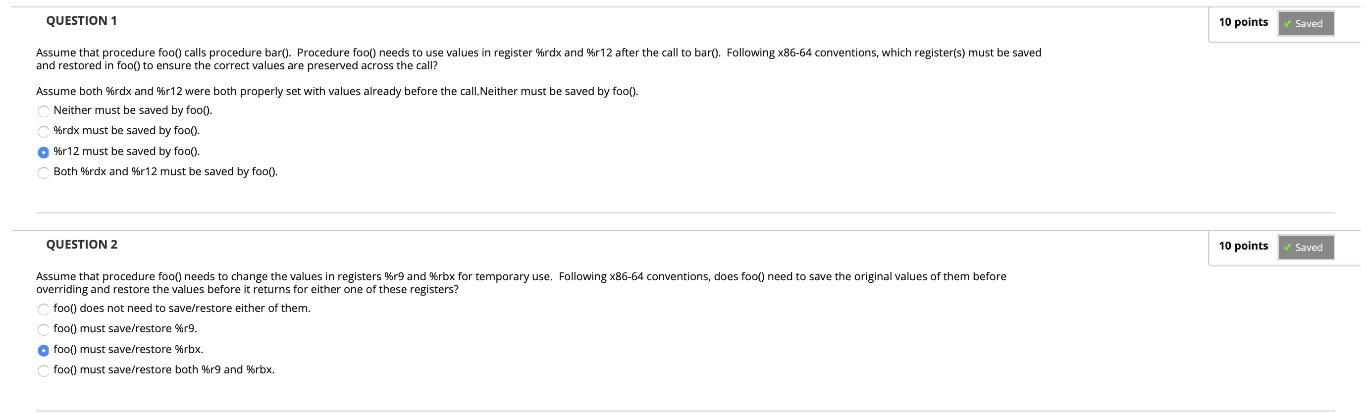 QUESTION 3 20 points Save Answer At the beginning of | Chegg.com