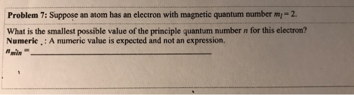 Solved chapter 31question #7what is the smallest possible | Chegg.com
