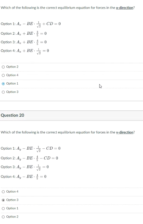 Solved 2D Particle Equilibrium You will be determining the | Chegg.com