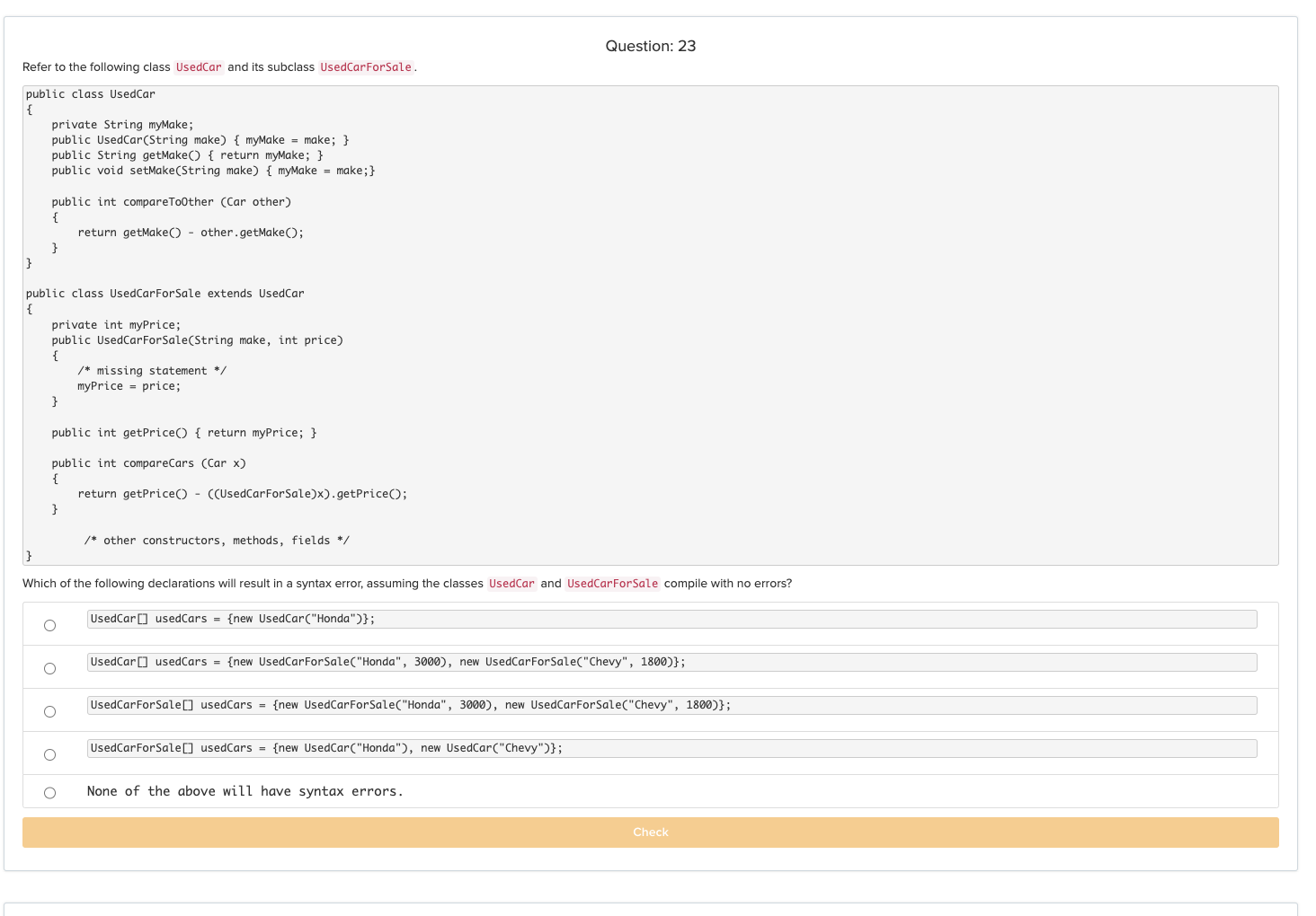 Solved Question: 21 have any preconditions. Which of the | Chegg.com