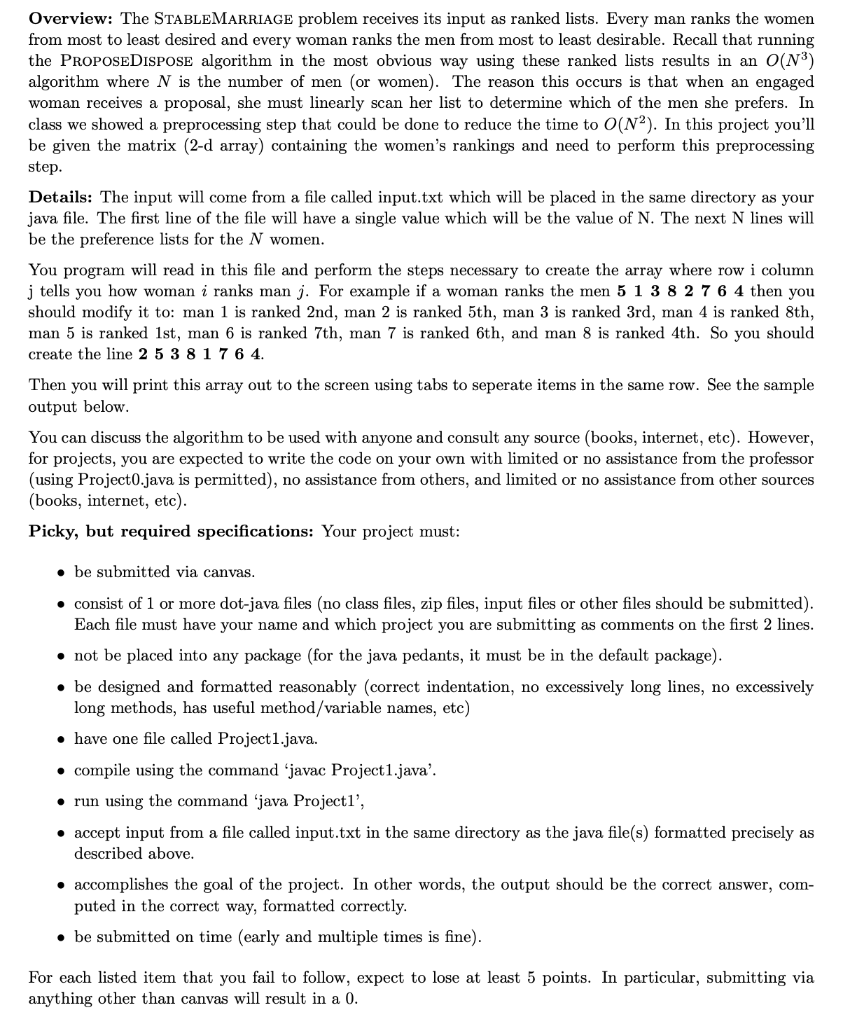 Solved Sample execution: If input.txt contains 4 1 2 3 4 4 3 | Chegg.com