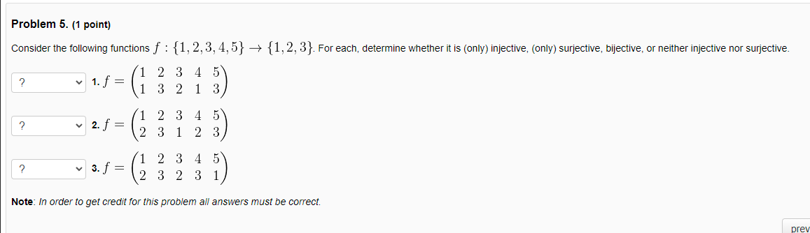 Solved Consider the following functions | Chegg.com