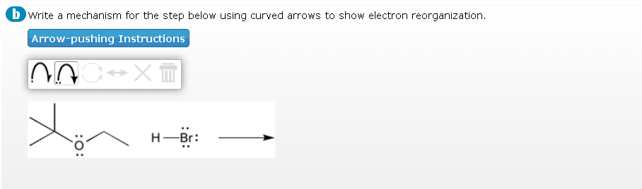 Solved Write a mechanism for the step below using curved | Chegg.com