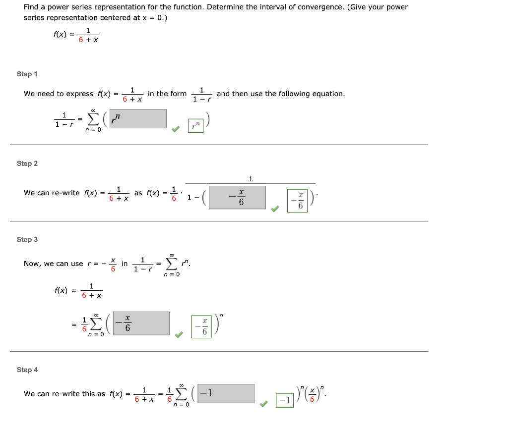 Solved Find a power series representation for the function. | Chegg.com