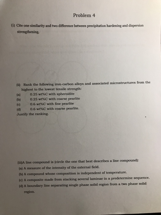 Solved Problem 1 Consider the binary alloy that has the | Chegg.com