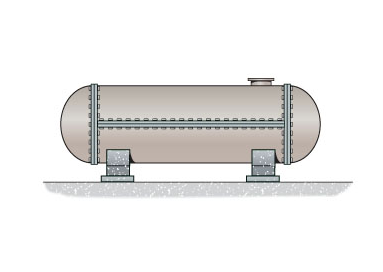 Solved The gas storage tank is fabricated by bolting | Chegg.com