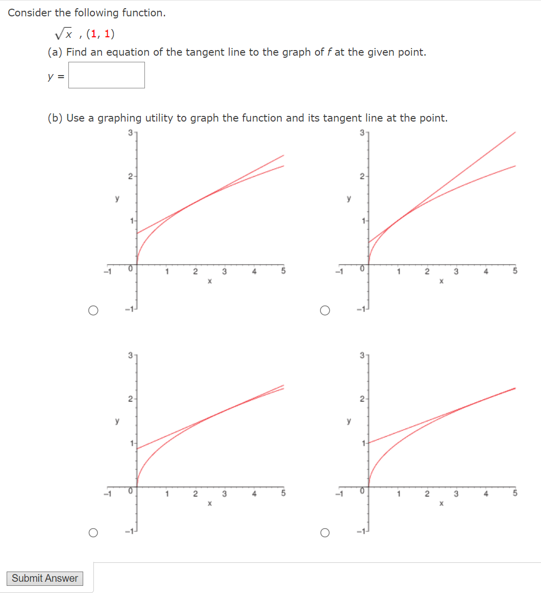Solved Consider the following function. x,(1,1) (a) Find an | Chegg.com