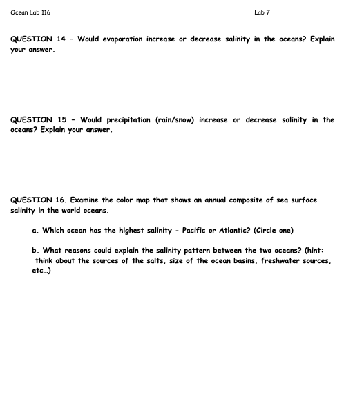 Solved QUESTION 14 - Would evaporation increase or decrease | Chegg.com