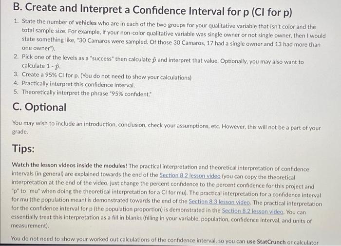 Solved Use your data set and summary statistics from Part 1 | Chegg.com