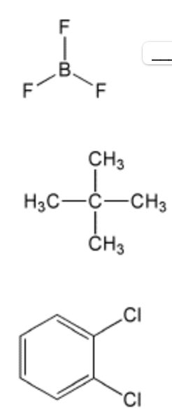 Solved F B. חד חד CH3 H3C—C—CH3 CH3 CI CI Н. H CEC H F | Chegg.com