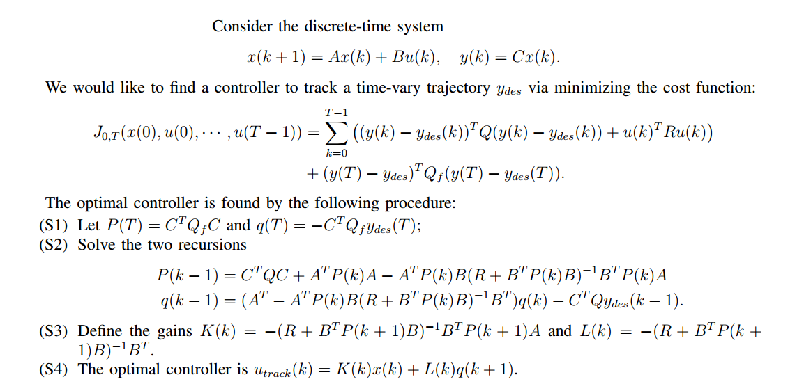 Consider the discrete-time system x(k + 1) = Ax(k) + | Chegg.com