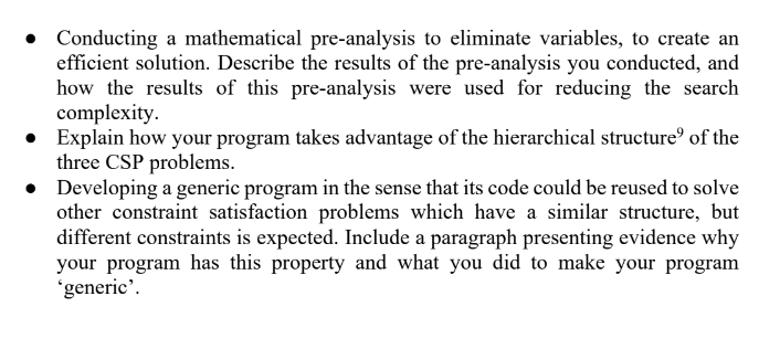 Solved 3) Solving Discrete Constraint Satisfaction Problems | Chegg.com