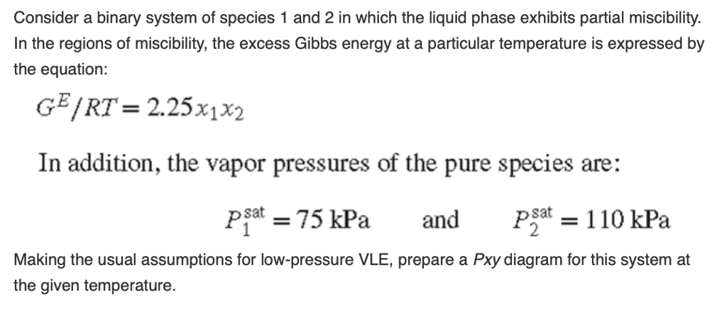 Solved Consider a binary system of species 1 and 2 in which | Chegg.com