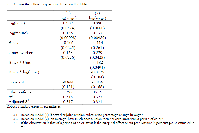 Solved 2. ﻿Answer the following questions, based on this | Chegg.com