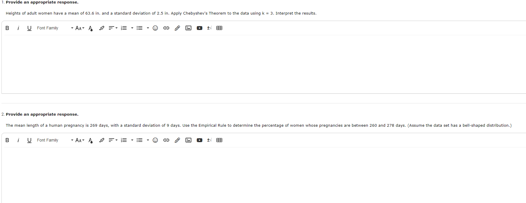 Solved 1. Provide an appropriate response. Heights of adult | Chegg.com